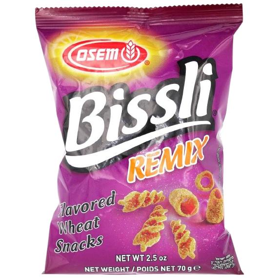 KOSHER BISSLI REMIX SNACK OSEM 70 GR. – KOSHERFOODINEUROPE.COM