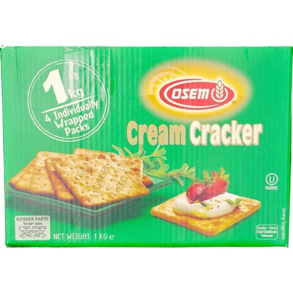 KOSHER CREAM CRACKER OSEM 4 X 250 GR. – KOSHERFOODINEUROPE.COM