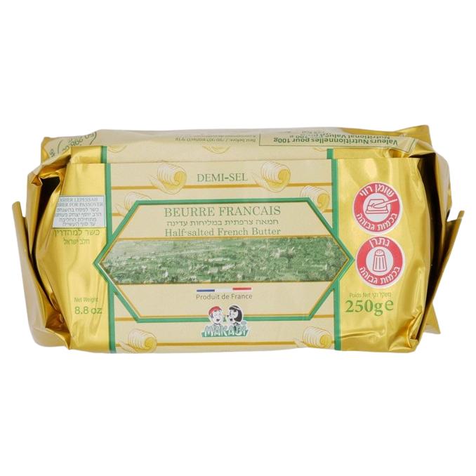 KOSHER FRENCH SALTED BUTTER DEMI-SEL MK 250 GR. – KOSHERFOODINEUROPE.COM
