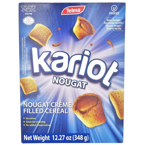 KOSHER KARIOT NOUGAT CREAM FILLED CEREAL 348 GR. – KOSHERFOODINEUROPE.COM