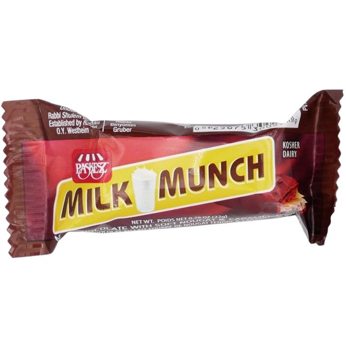 KOSHER MILK MUNCH 22 GR. MILK CHOCOLATE BAR – KOSHERFOODINEUROPE.COM