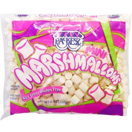 KOSHER MINI WHITE MARSHMALLOW PASKESZ 226 GR. – KOSHERFOODINEUROPE.COM